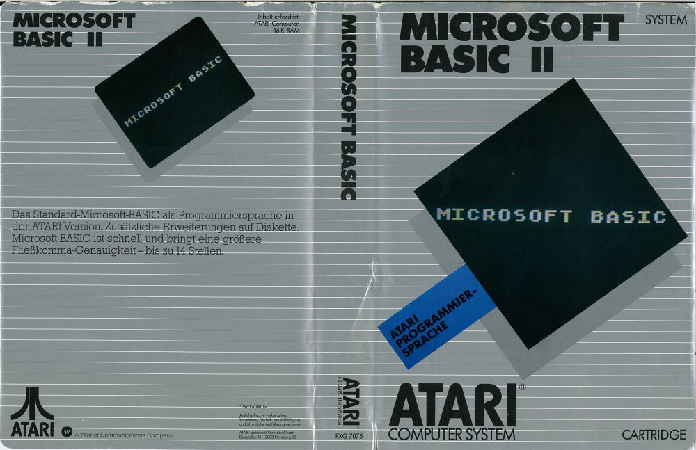 AtariWiki V3.1: Microsoft Basic II